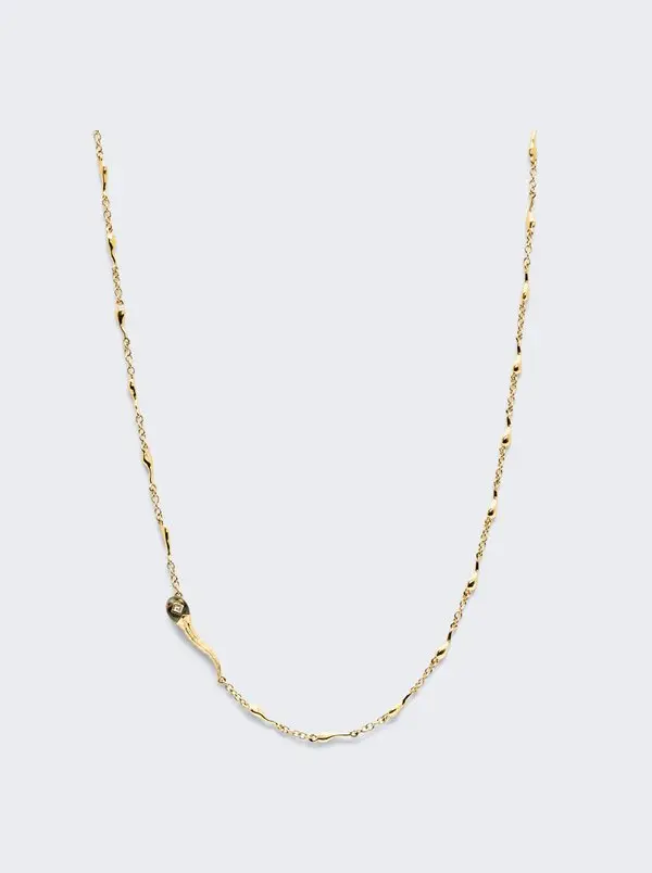 BIBI VAN DER VELDEN Tadpole Chain Necklace - Yg