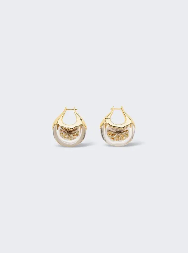 BIBI VAN DER VELDEN Terrarium Earrings - Yg