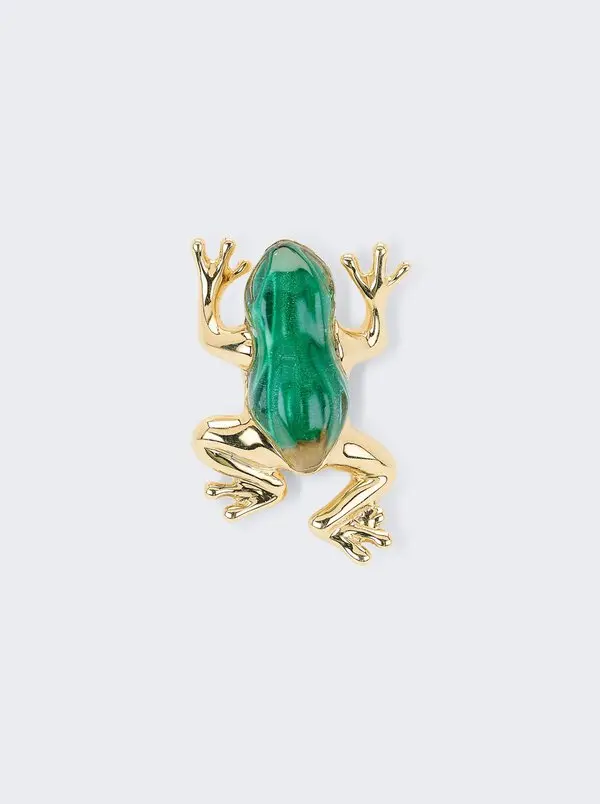 BIBI VAN DER VELDEN Frog Stud Earring - Yg