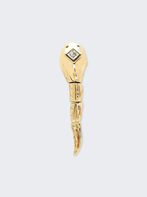 BIBI VAN DER VELDEN Tadpole Right Stud Earring - Yg