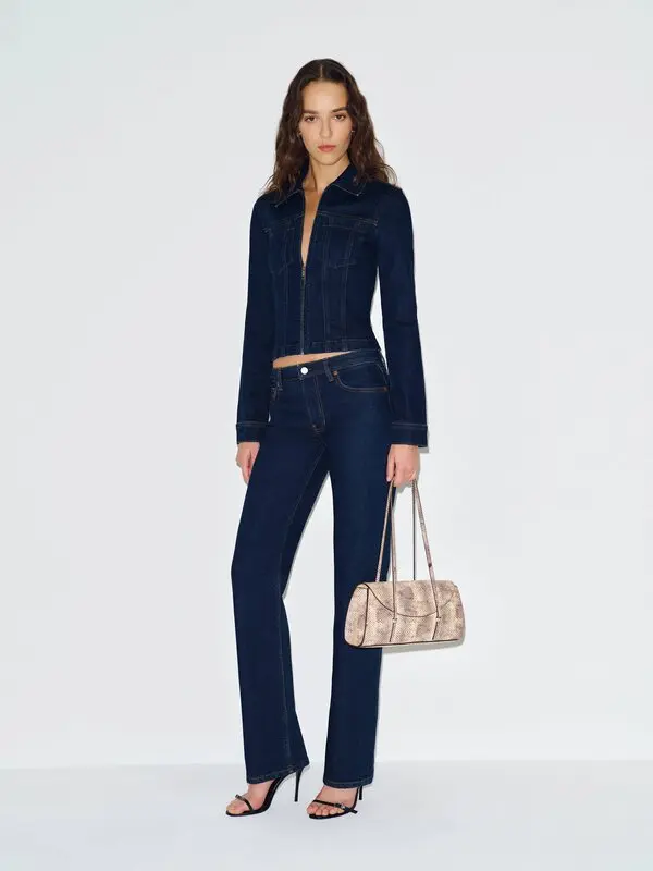 REFORMATION Cosmo Super Stretch Denim Jacket