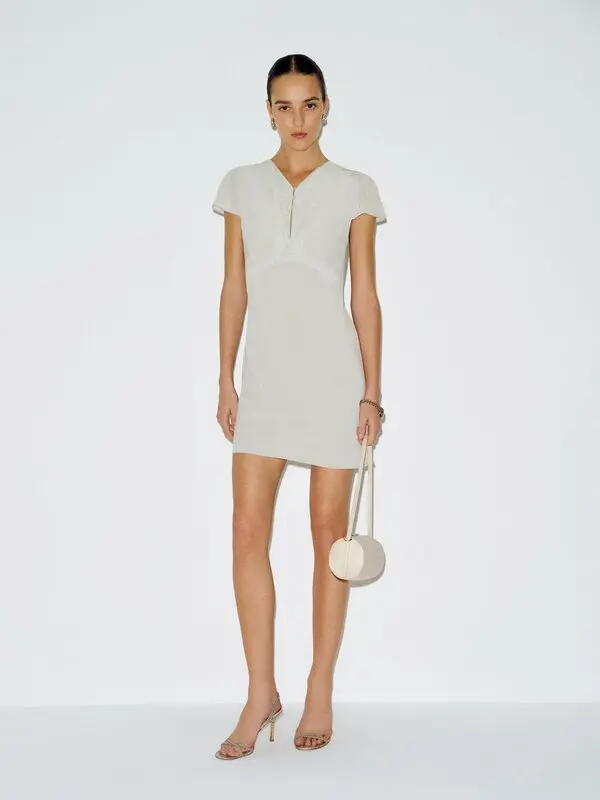 REFORMATION Kasia Mini Dress - Blue