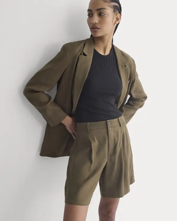Everlane Tailored A-line Short - Beech