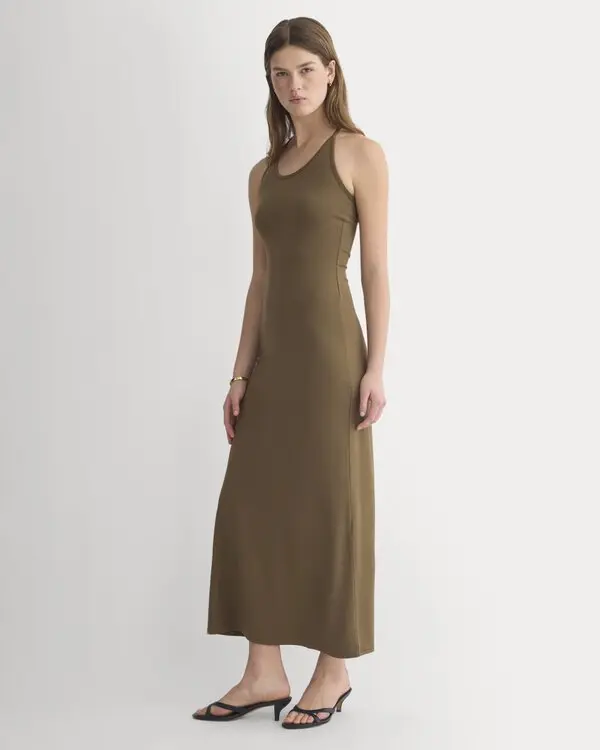 Everlane Racerback Maxi Knit Dress - Beech