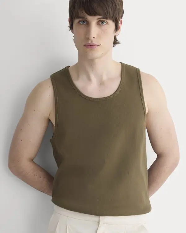 Everlane Vintage Rib Tank Top - Beech
