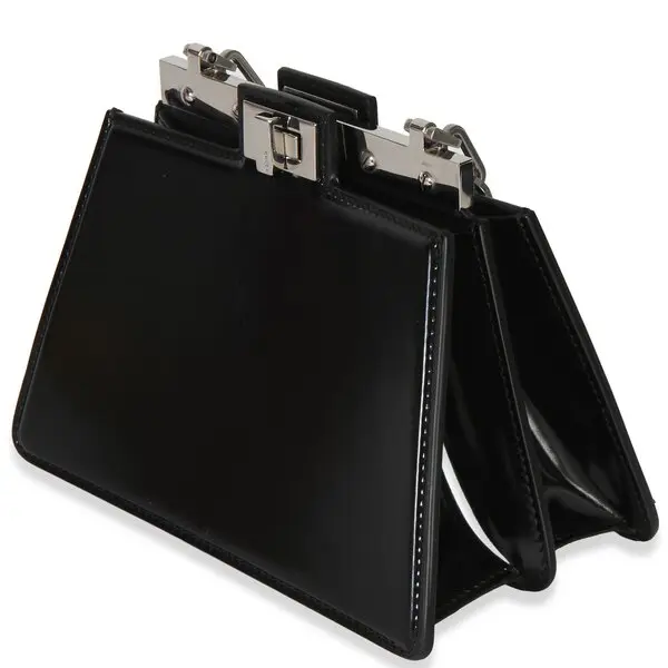 Fendi Petite Peekaboo Cut Chain Shoulder Bag
