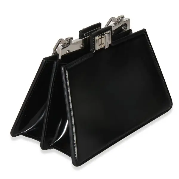 Fendi Petite Peekaboo Cut Chain Shoulder Bag