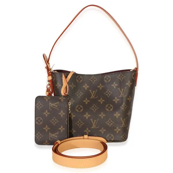 LOUIS VUITTON Monogram Canvas All In Bb Bucket Bag - Brown