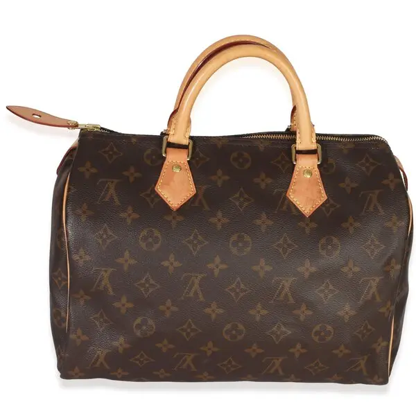 LOUIS VUITTON Monogram Canvas Speedy 30 - Brown