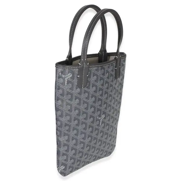 Goyard Poitiers Mini Tote Coated Canvas - Blue