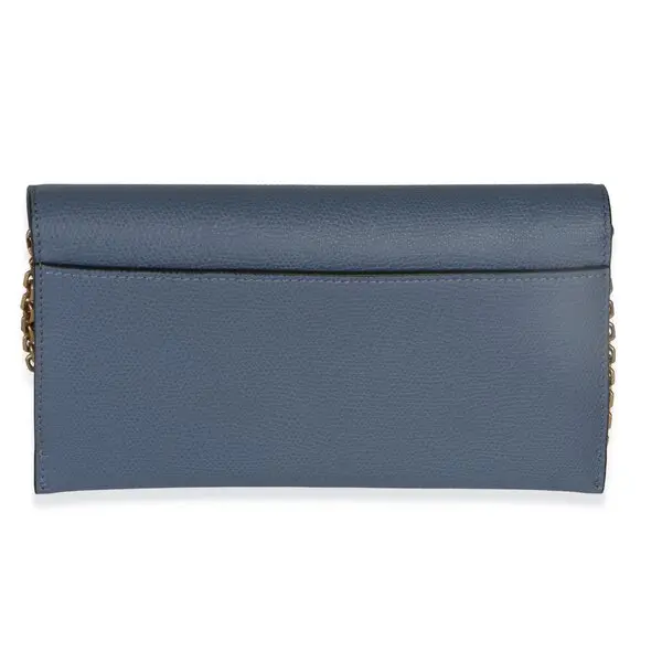 Dior Grained Calfskin Saddle Pouch With Chain