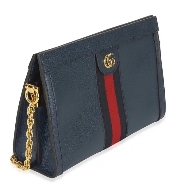 Gucci Ophidia Web Chain Bag - Blue