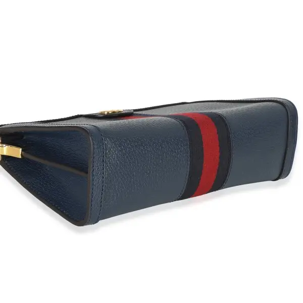 Gucci Ophidia Web Chain Bag - Blue