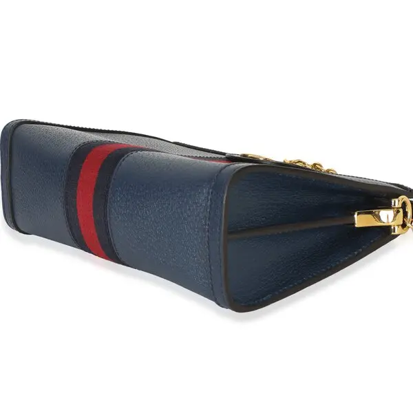 Gucci Ophidia Web Chain Bag - Blue