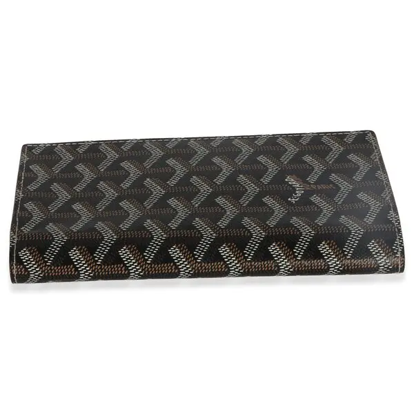 Goyard Gold Goyardine Canvas Saint-lambert Wallet