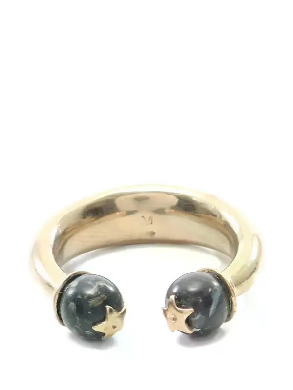 Dior Star Detail Open Ring - Gold