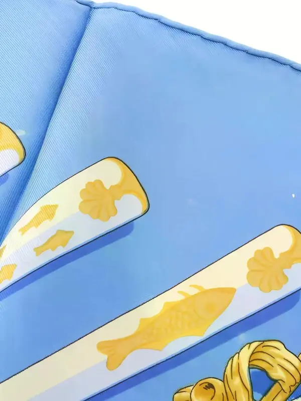 Hermès 2000s La Marine À Rames Scarf