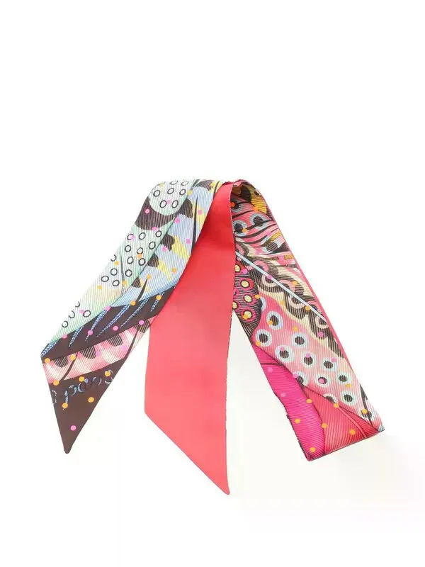 Hermès 2000s Printed Scarf - Brown