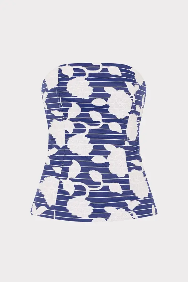 MILLY Adeline Floral Sleeveless Top