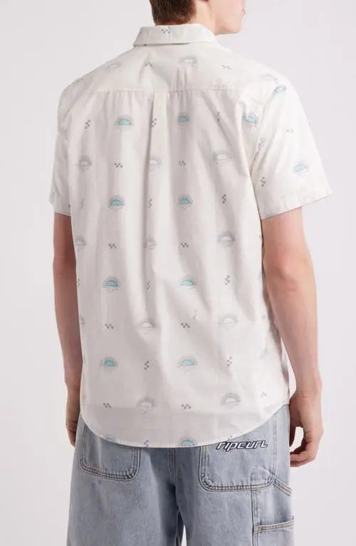 Rip Curl Hypno Micro Short Sleeve Button-up Shirt