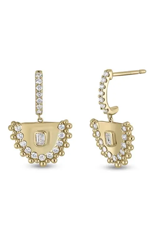 Bony Levy 18k Gold Mykonos Diamond Drop Earrings - 18ky Gold