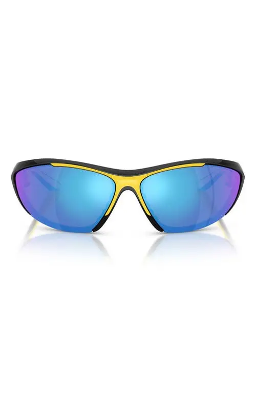 SCUDERIA FERRARI Cat-eye Sunglasses - Black Shiny/mirror Blue