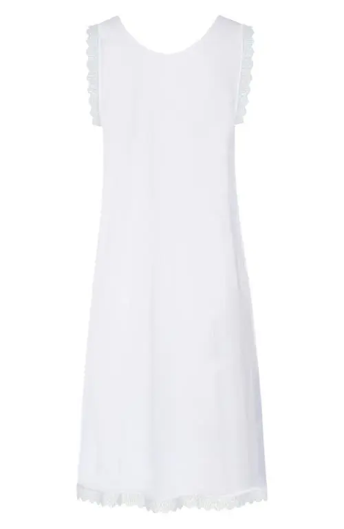 Hanro Inaya Scallop Tank Dress - White