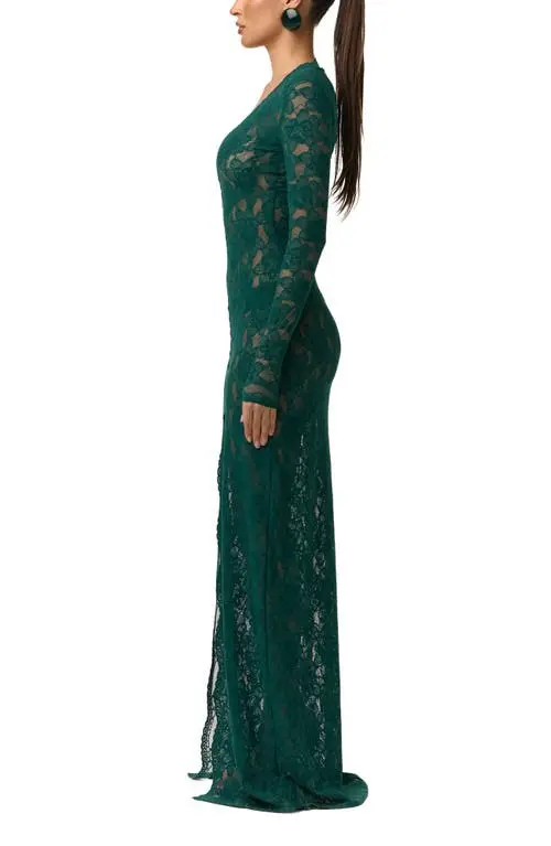 Naked Wardrobe Lace Maxi Dress