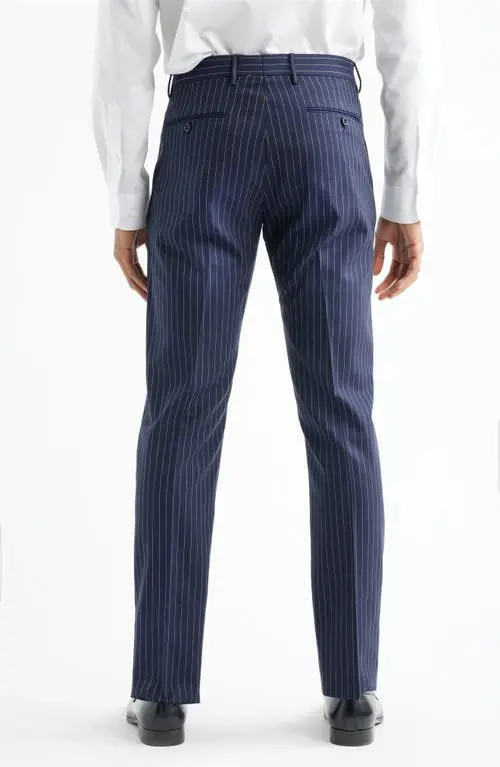 Zanella Noah Pinstripe Wool-blend Dress Pants