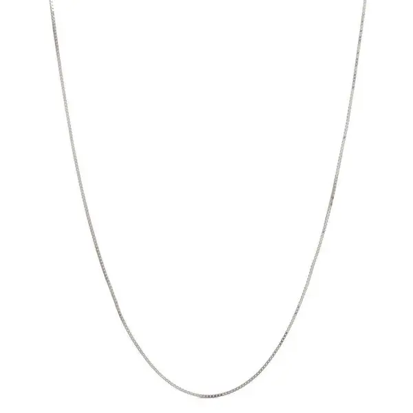 Benbridge 14k Box Chain 30 Inch - Wg