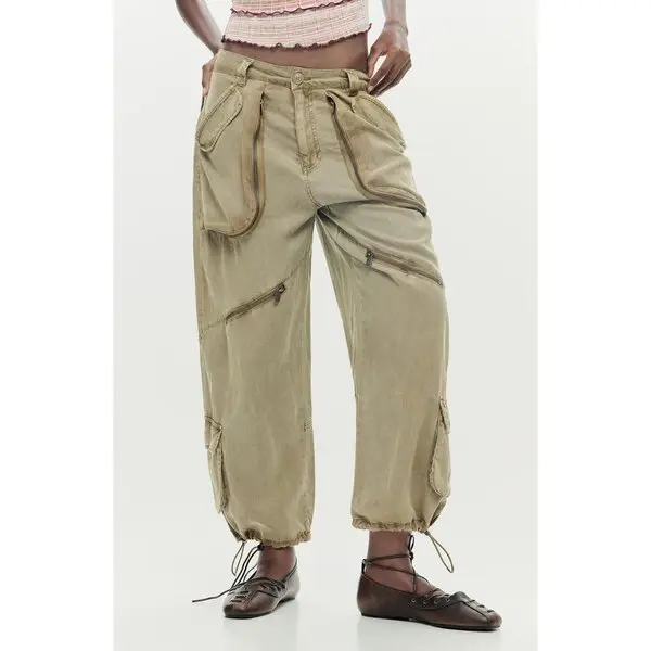 Desigual Cargo Pants - Sand