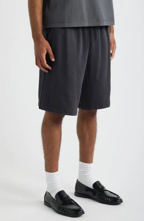 Bp. Baggy Terry Sweat Shorts - Black Faded