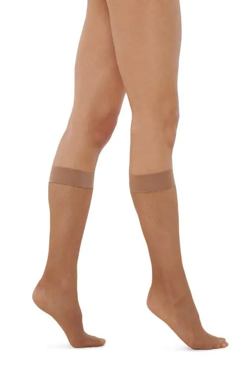 Wolford Twenties Knee High Socks - Honey