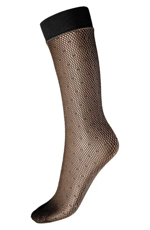 Wolford Dot Net Knee High Socks - Black
