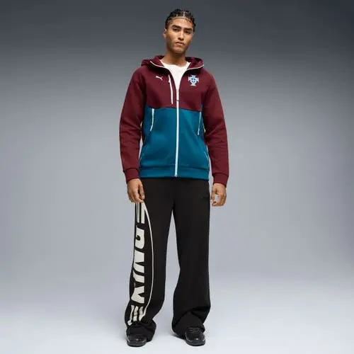 PUMA Portugal National Team Tech Full-zip Hoodie - Maroon