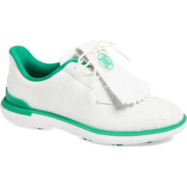 G/fore Gallivant2r Perforated Kitlie Golf Shoe - Snow/clover