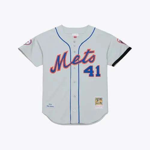 Mitchell & Ness Tom Seaver New York Mets 1976 Authentic Jersey - Gray