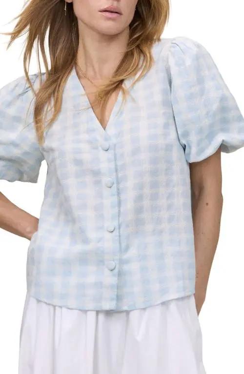 NOBODY'S CHILD Brooke Puff Sleeve Top