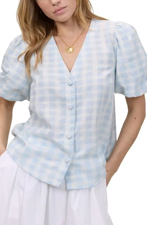 NOBODY'S CHILD Brooke Puff Sleeve Top