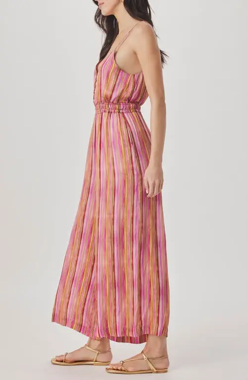 Splendid Kelsea Stripe Crop Wide Leg Jumpsuit