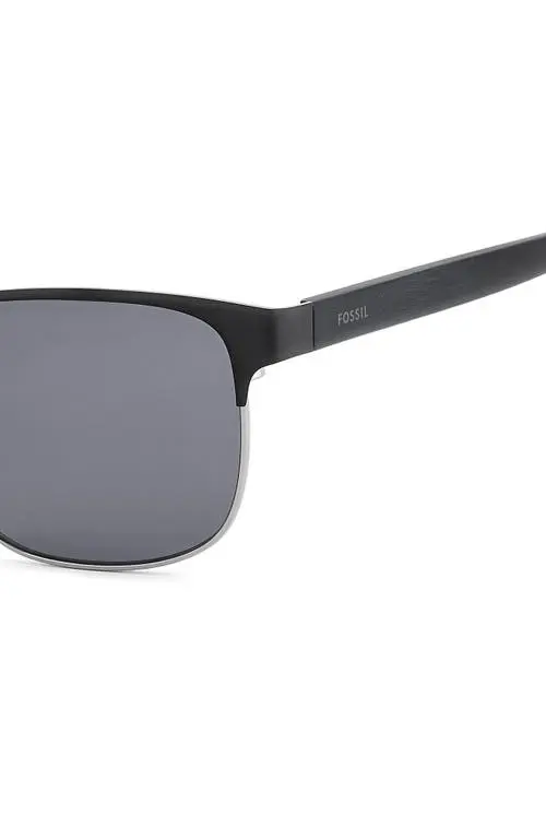 Fossil 56mm Rectangle Sunglasses