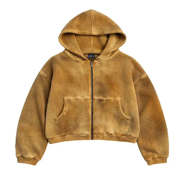 GV GALLERY Waffle Thermal Zip Up