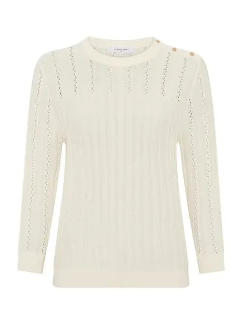 Gerard Darel Lhena Openwork Detail Sweater