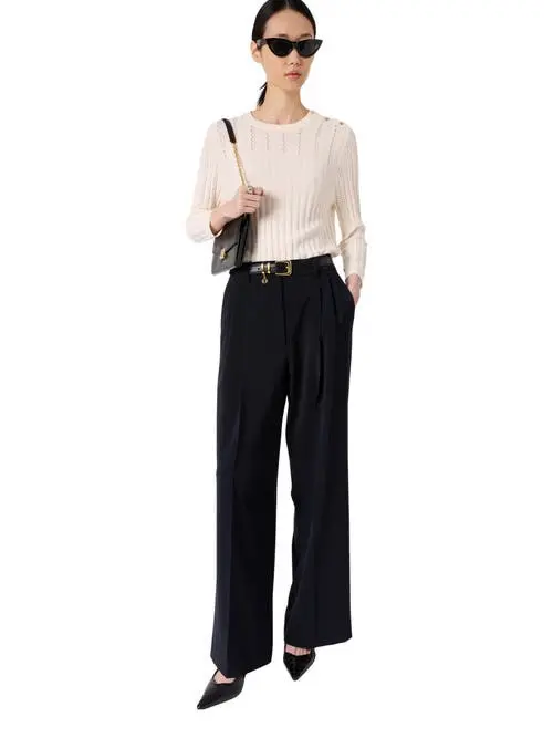 Gerard Darel Lhena Openwork Detail Sweater