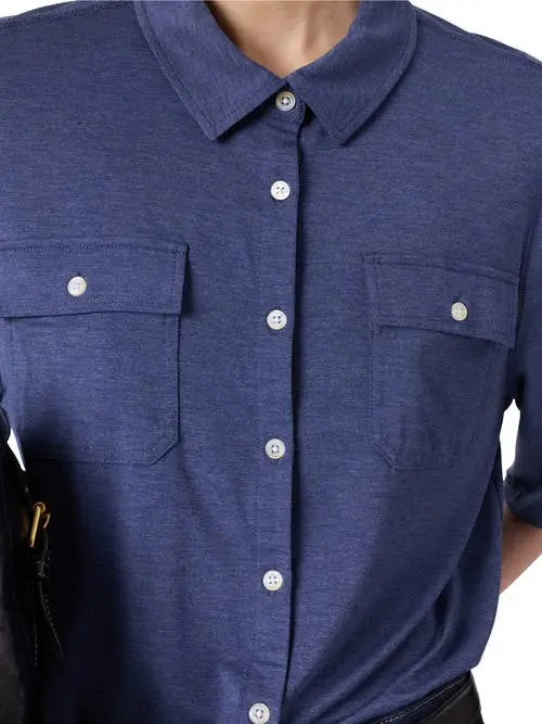 Gerard Darel Myla Polo Collar Shirt