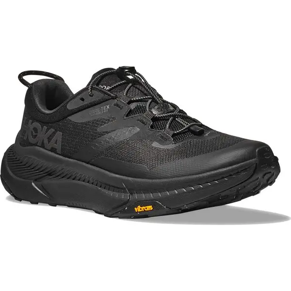 HOKA® Transport Gore-tex® Waterproof Shoe Wide Width Available - Black/black