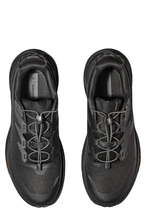 HOKA® Transport Gore-tex® Waterproof Shoe Wide Width Available - Black/black