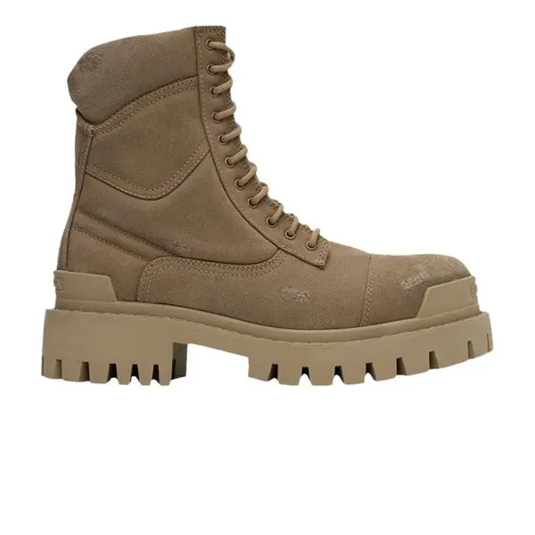 Balenciaga Combat Strike Boot - Brown