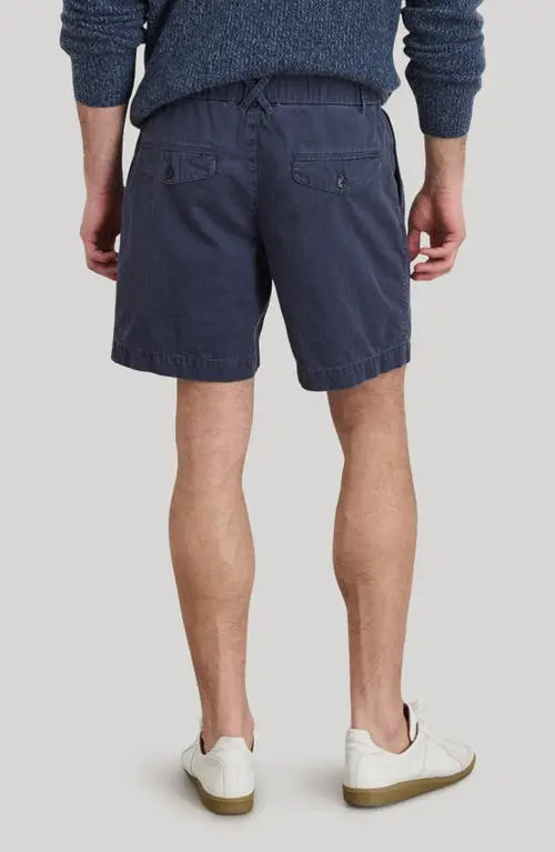 ALEX MILL Pull-on Cotton Shorts - Navy
