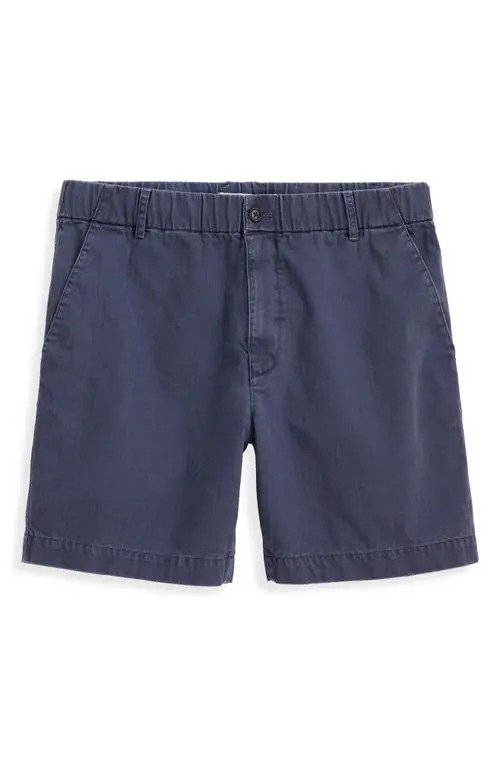ALEX MILL Pull-on Cotton Shorts - Navy